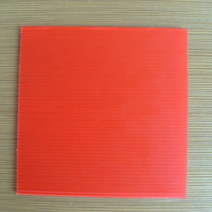2.5mm 3.5mm Corrugated Plastic Sheets Fluted Twin Wall Plastic Sheet