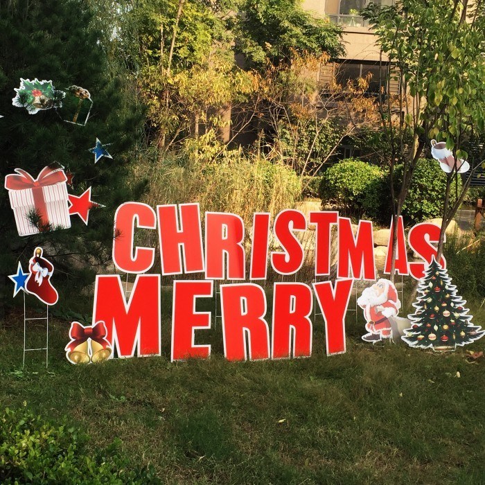 Colorful Die Cut Coroplast Letters 5mm Corrugated Birthday Yard Signs