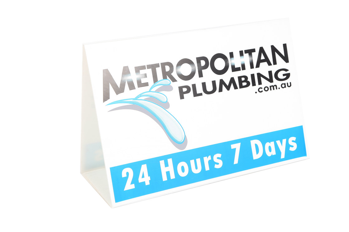 3mm Plastic Corrugated Roster Sign Eco UV Proof Corflute Triangle Signs