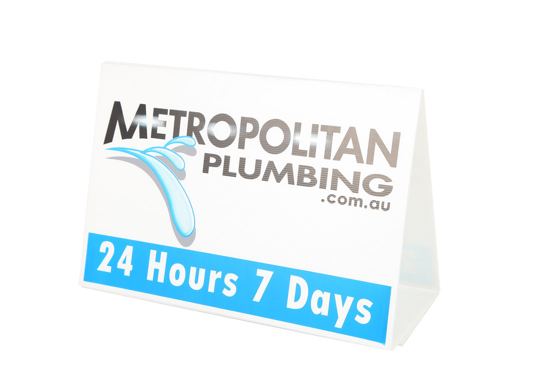 3mm Plastic Corrugated Roster Sign Eco UV Proof Corflute Triangle Signs