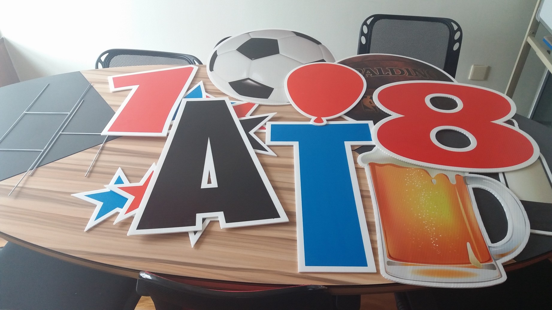 UV Protection Coroplast Yard Card Corrugated Plastic Cut Out Letters