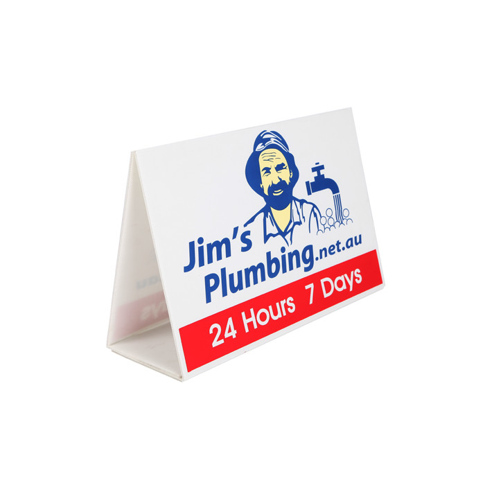 Shopping Mall Roster Sign Corflute Bollard Signs 2mm-12mm Thick